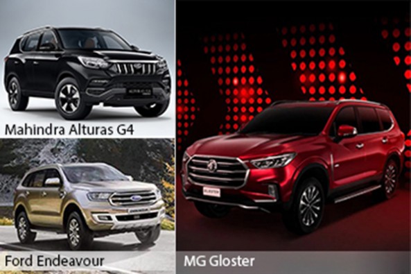MG Gloster vs Ford Endeavour vs Mahindra Alturas G4: Detailed ...