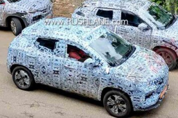 Renault Kiger Subcompact SUV with sunroof Spied Ahead of India Launch ...