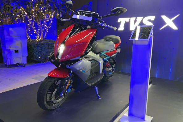 TVS X Electric Scooter Global Debut - Priced at Rs.2.50 Lakh | Droom ...