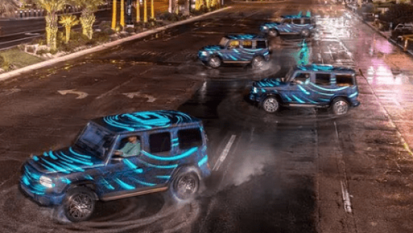 Mercedes Benz EQG shows off 360-degree tank turn at CES 2024 | Droom ...