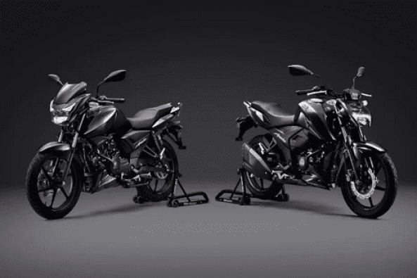 TVS Apache RTR 160 and RTR 160 4V black edition launched in India ...