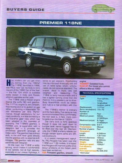 Used Premier PADMINI 118 NE 1990 Model (PID-1415836537) Car for Sale in ...