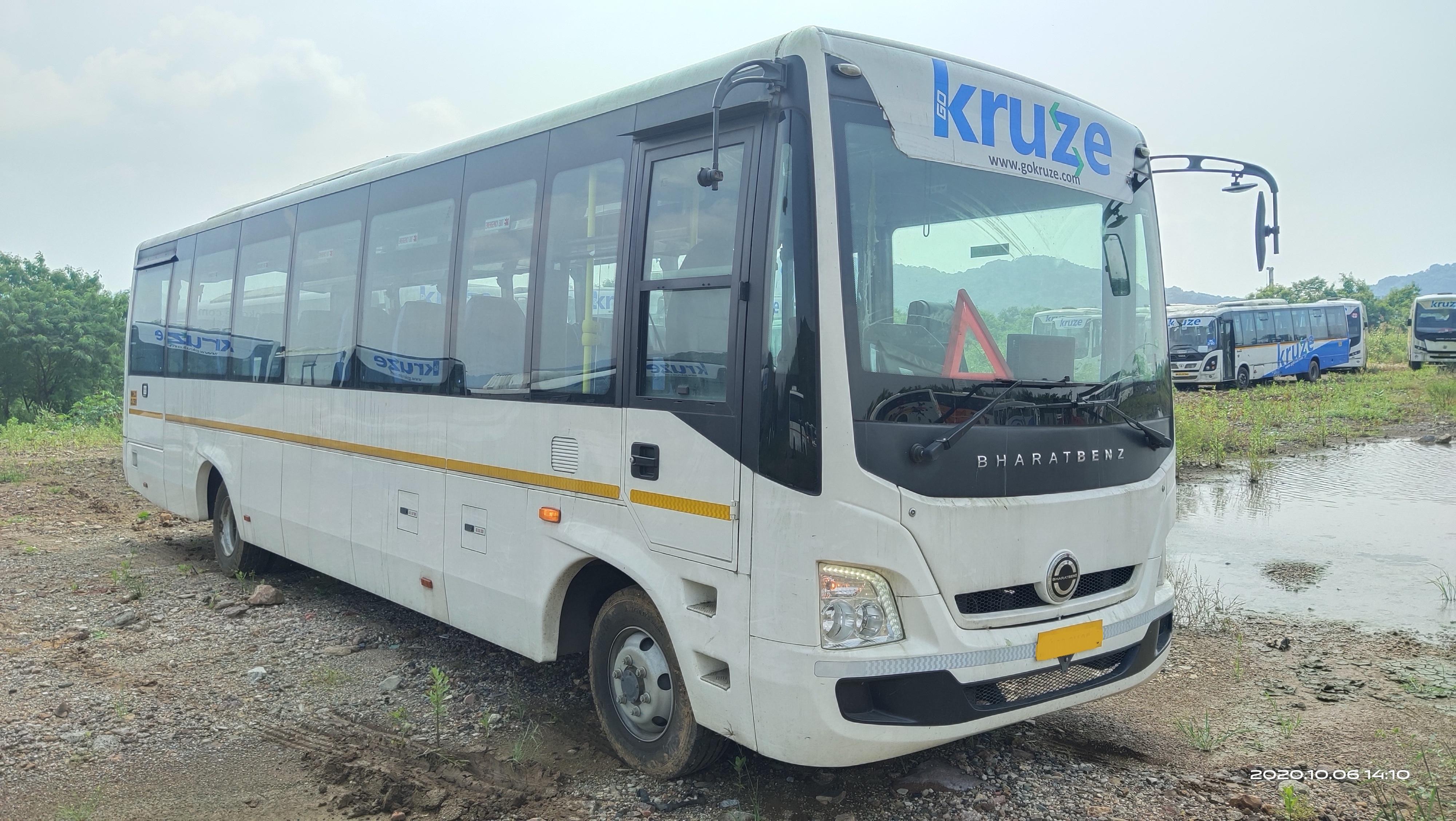 Used Bharat Benz 917 Tourist Bus 35 SEATER 2017 Model (PID-1419302990 ...