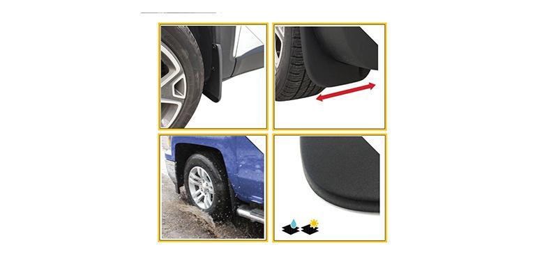 New Trac Car O.E Type Mud Flaps/MudGuard for Maruti Suzuki brezza Model ...