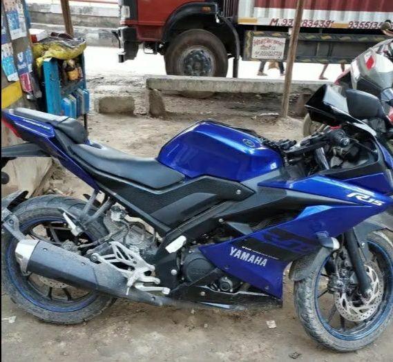 Used Yamaha YZF-R15 V3 150cc ABS Racing Blue BS6 2021 Model (PID ...