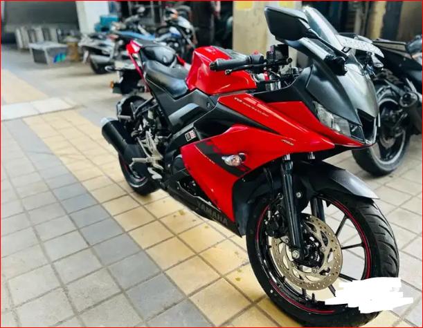 Used Yamaha YZF-R15 V3 150cc Metallic Red BS6 2021 Model (PID ...