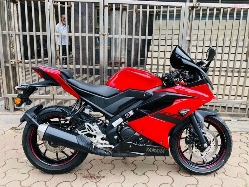 Used Yamaha YZF-R15 V3 150cc Metallic Red BS6 2021 Model (PID ...