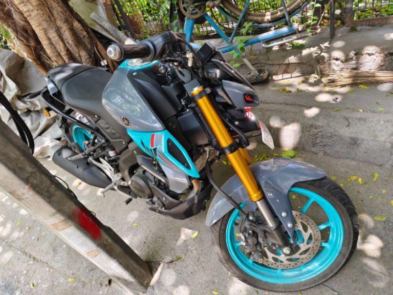 Used Yamaha MT 15 V2 Ice Fluo Cyan Storm Racing Blue 2023 Model (PID-1421834185) Bike for Sale ...