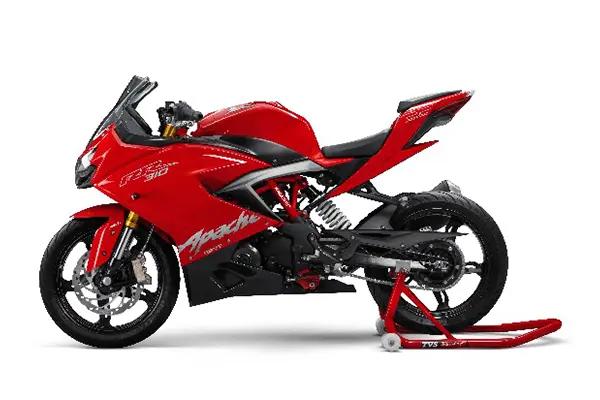 TVS Apache RR Red Without Quickshifter 2026 Price, Mileage, Specs, Reviews