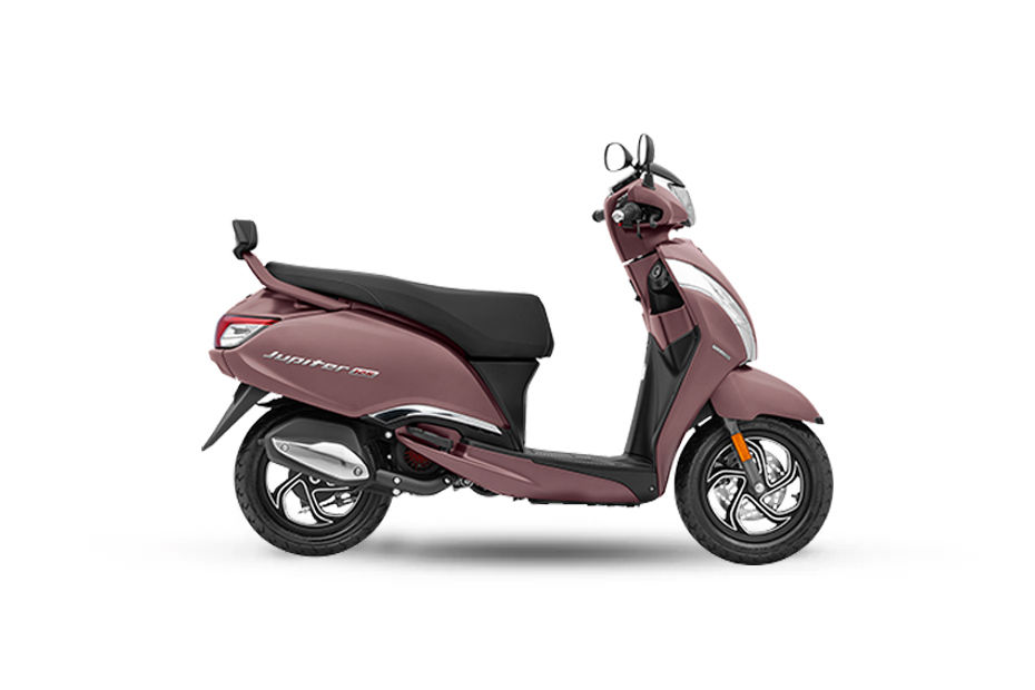 TVS Jupiter 125 SmartXonnect 2025 Price, Mileage, Specs, Colors and Reviews | Droom